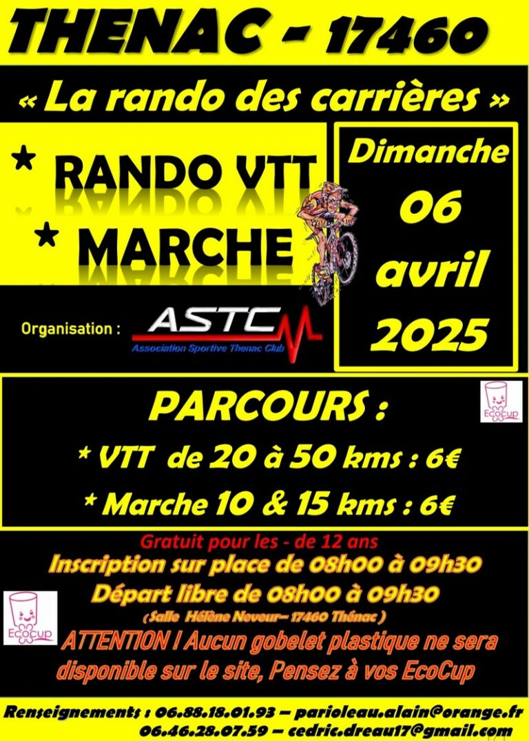 Rando des Carrières – Thénac